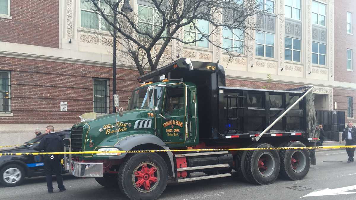 Woman Struck By Truck In Boston