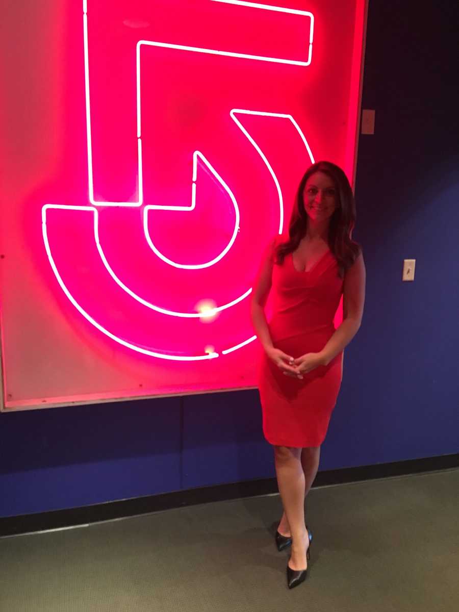 Women of WCVB try on dresses for 'Kelley for Ellie' fashion show