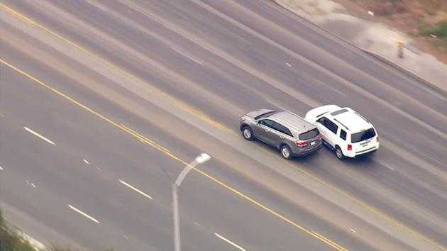 Los Angeles car chase suspect surrenders after more than 2 hour chase