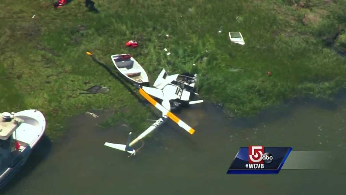 Federal investigators at site of helicopter crash on Cape Cod