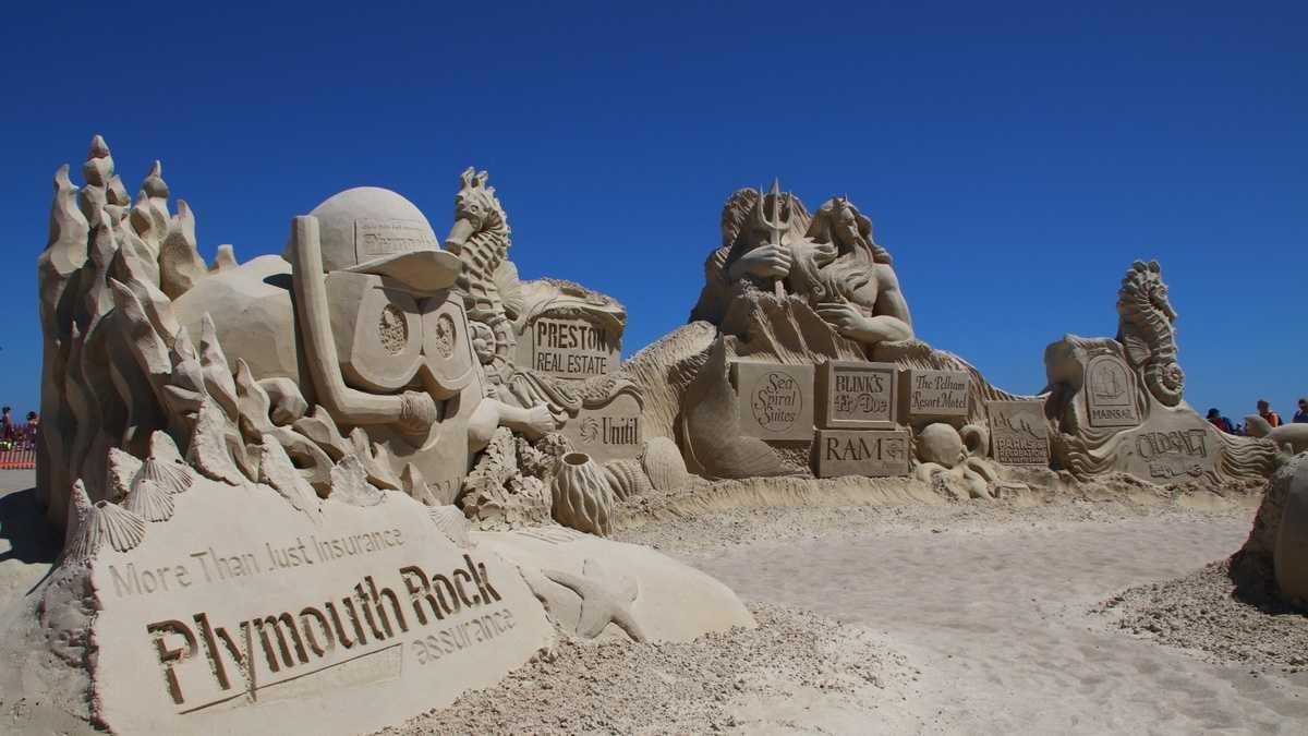 See what the world's top sand sculptors visiting New England created