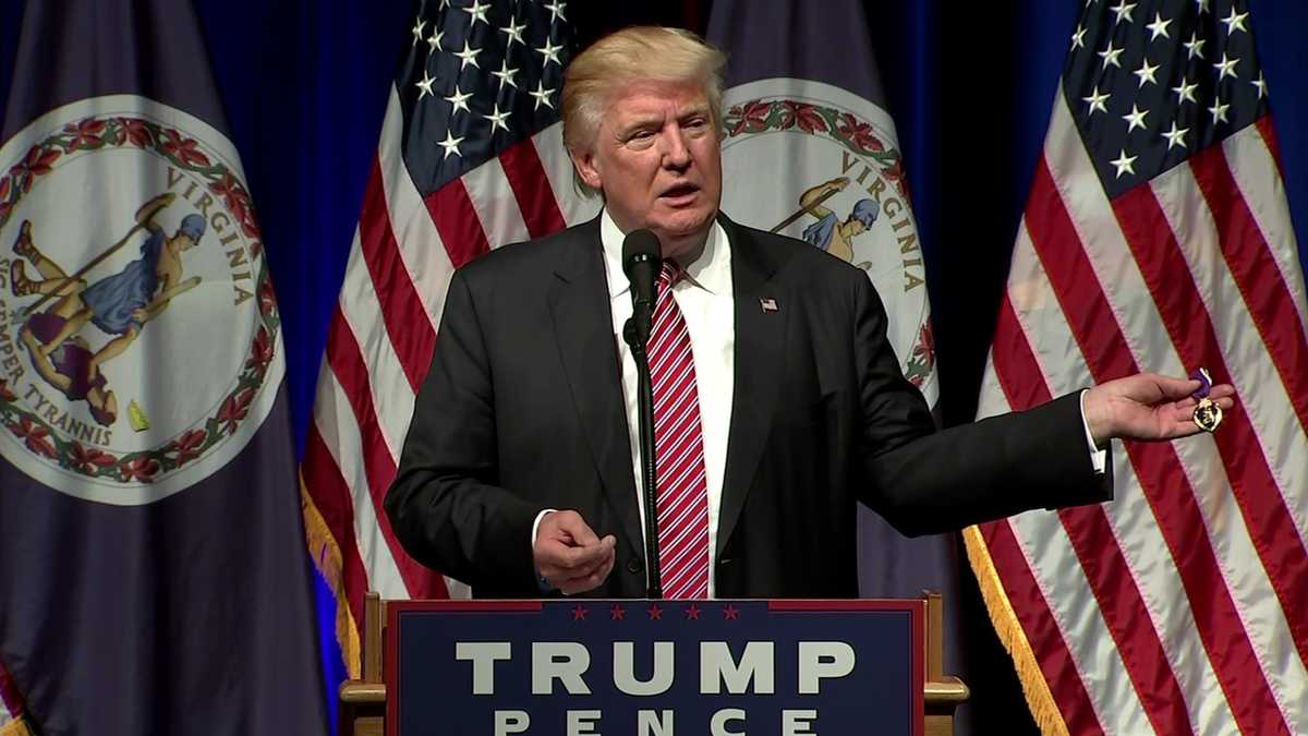 Trump gifted Purple Heart, says he 'always wanted' one