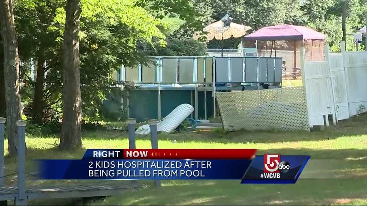Two kids taken to hospital after pool incident