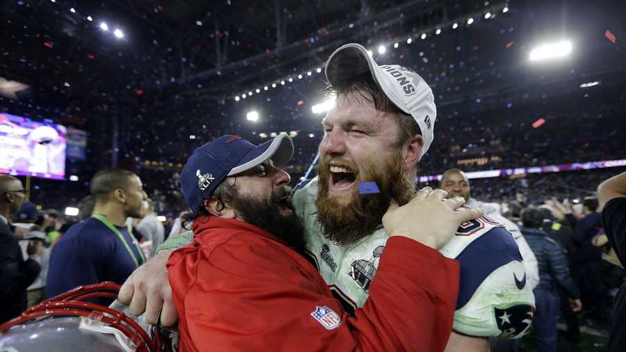 Patriots trade one veteran, release another