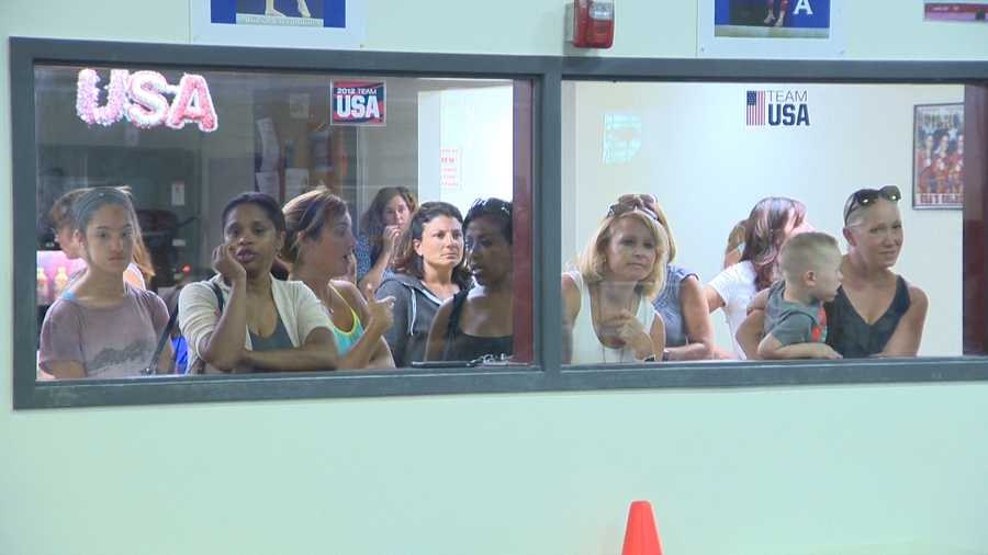 Olympic medalist Aly Raisman returns home to Massachusetts