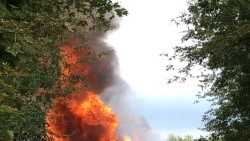 Photos: Station Covered Bridge fire