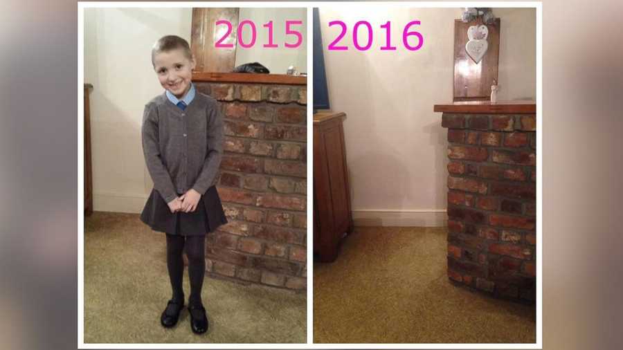 Mom's back-to-school photo post goes viral, raises awareness about cancer