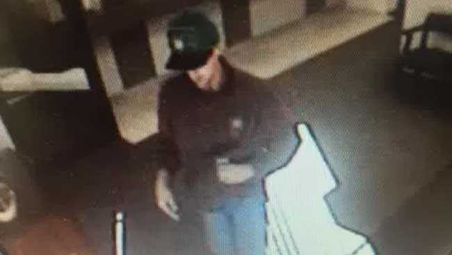 Burlington police search for scruffy bank robber