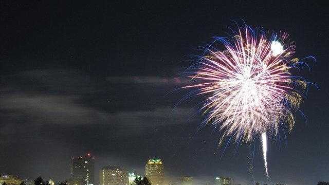 Massachusetts fireworks displays