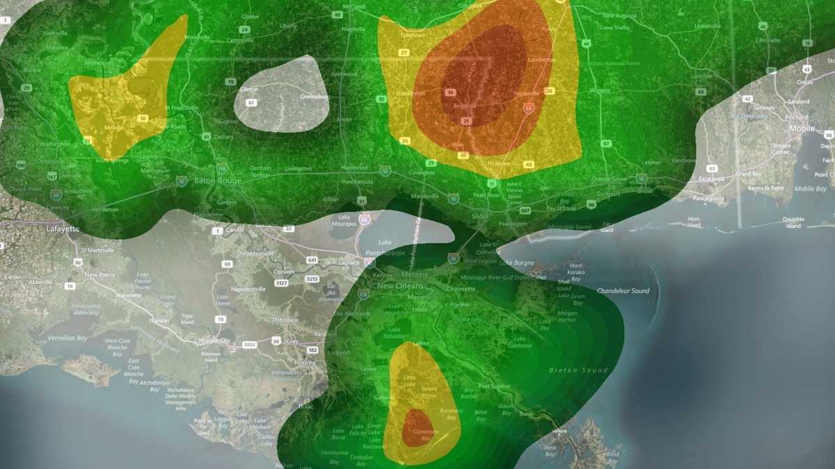 Friday, Saturday hour-by-hour rain predictor slideshow