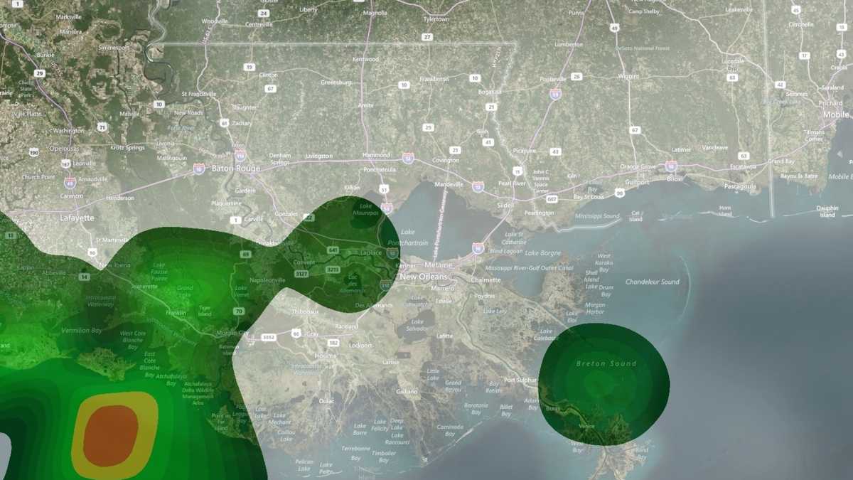 Friday, Saturday hour-by-hour rain predictor slideshow