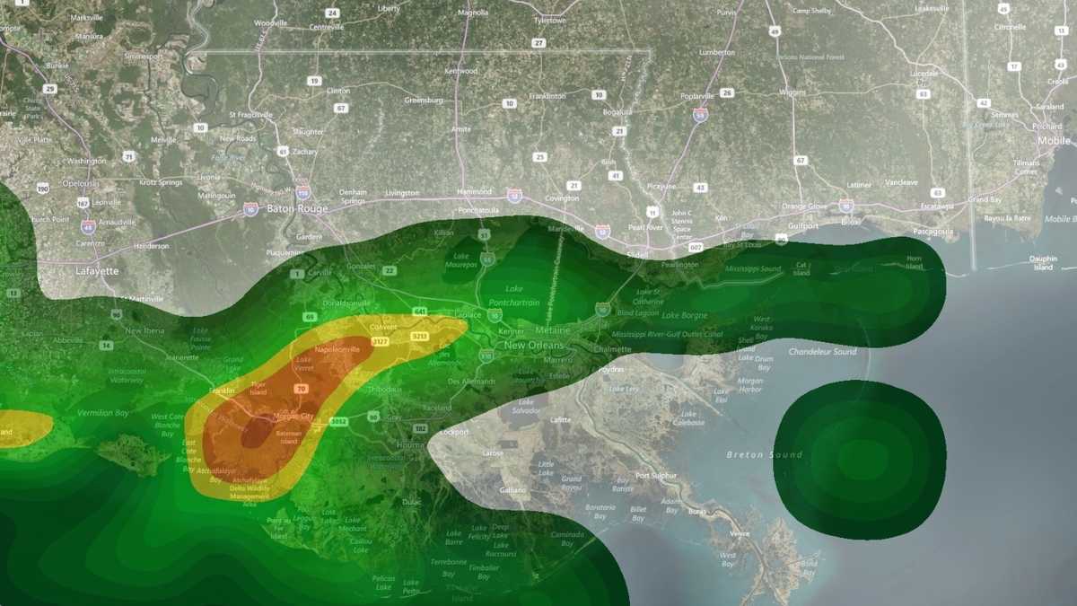 Friday, Saturday hour-by-hour rain predictor slideshow