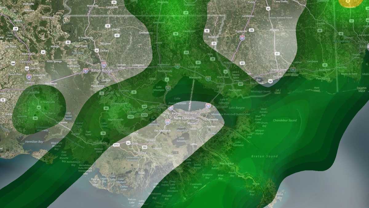 Friday, Saturday hour-by-hour rain predictor slideshow