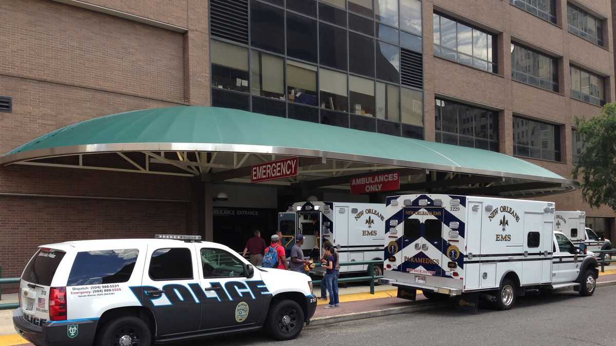 Victims arrive at hospitals following Sunday multiple shooting