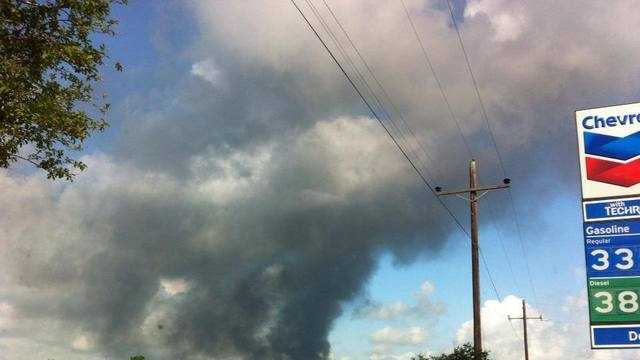 Images: Explosion at chemical plant in Geismar