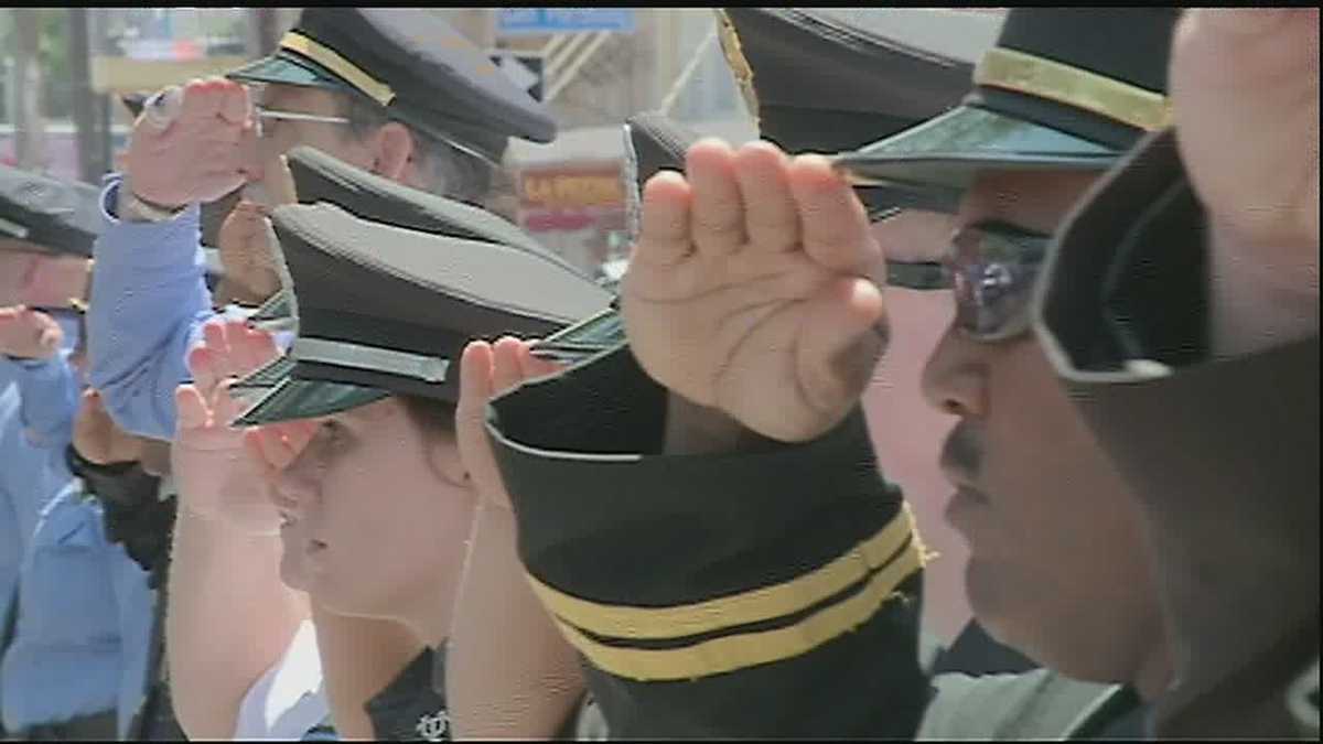Community Pays Final Respects To Fallen Officer