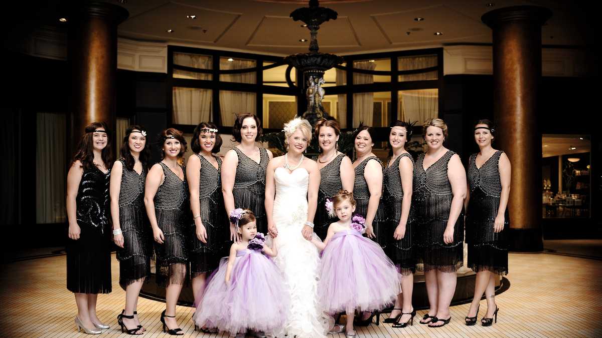 WDSU's Randi Rousseau ties the knot 1920's style