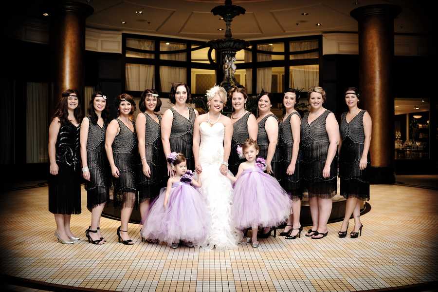 WDSU's Randi Rousseau ties the knot 1920's style