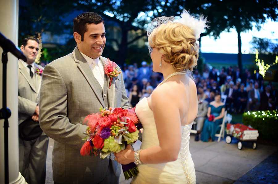 WDSU's Randi Rousseau ties the knot 1920's style
