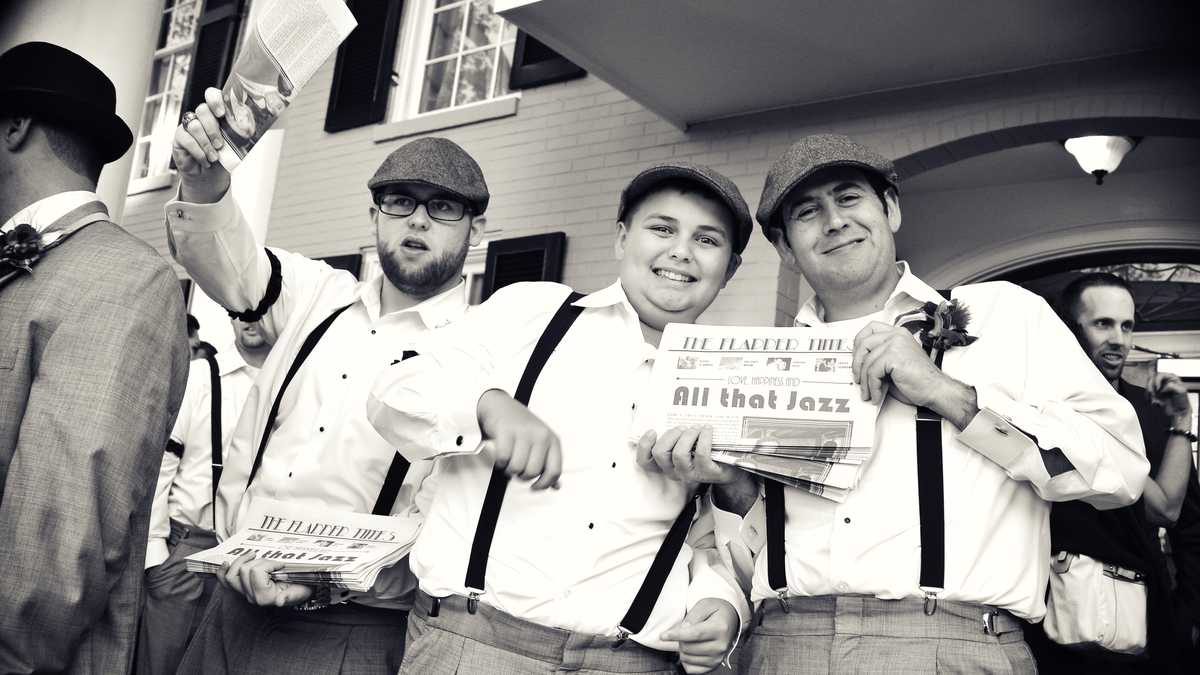 WDSU's Randi Rousseau ties the knot 1920's style