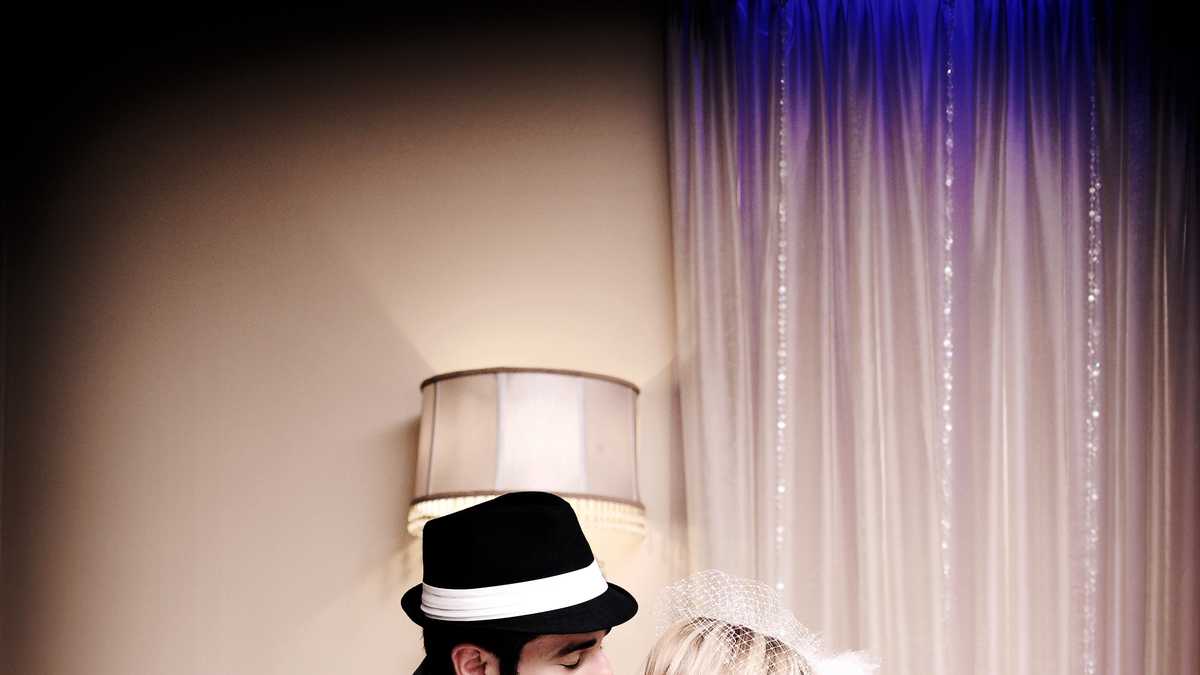 WDSU's Randi Rousseau ties the knot 1920's style