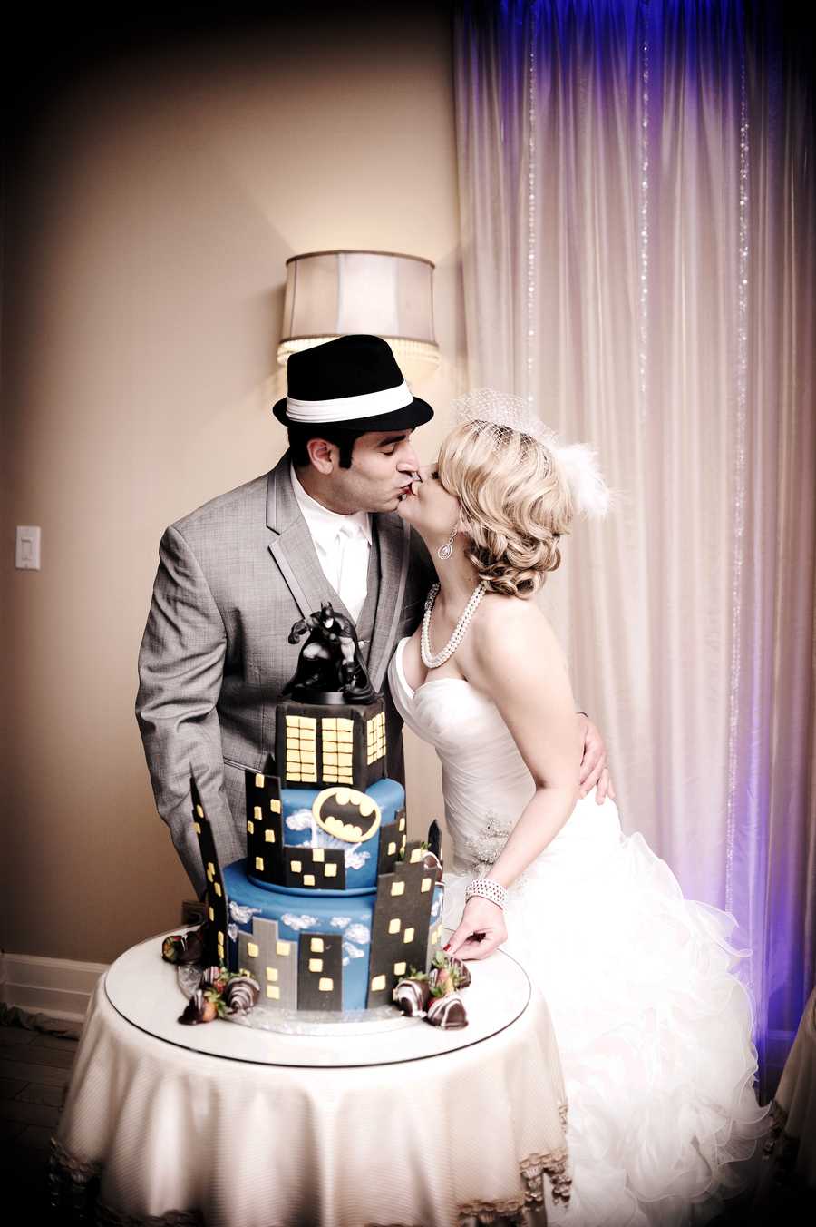 WDSU's Randi Rousseau ties the knot 1920's style