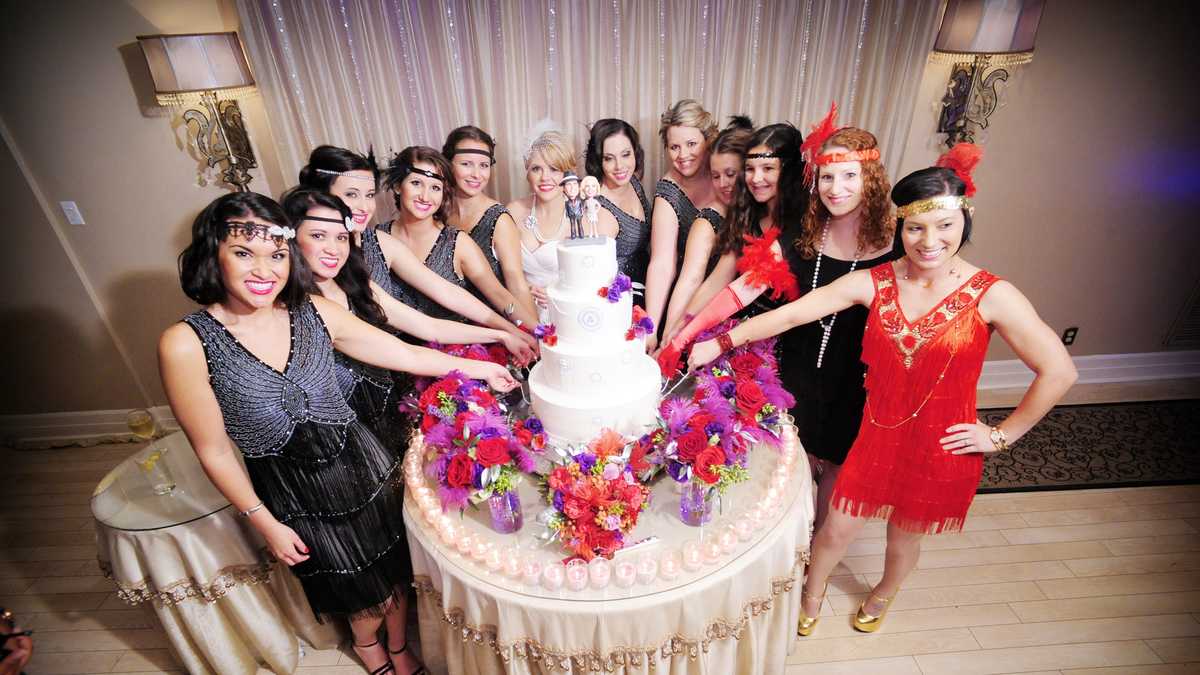 WDSU's Randi Rousseau ties the knot 1920's style