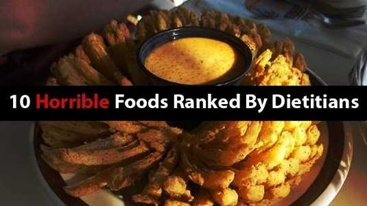 Slideshow: 10 horrible foods ranked by dietitians
