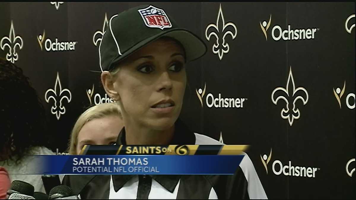 From the sidelines to the spotlight: NFL female ref says it's not about ...