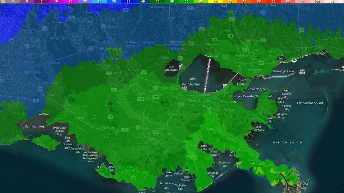 Tues. night/Wed. morning hour-by-hour wind chill map