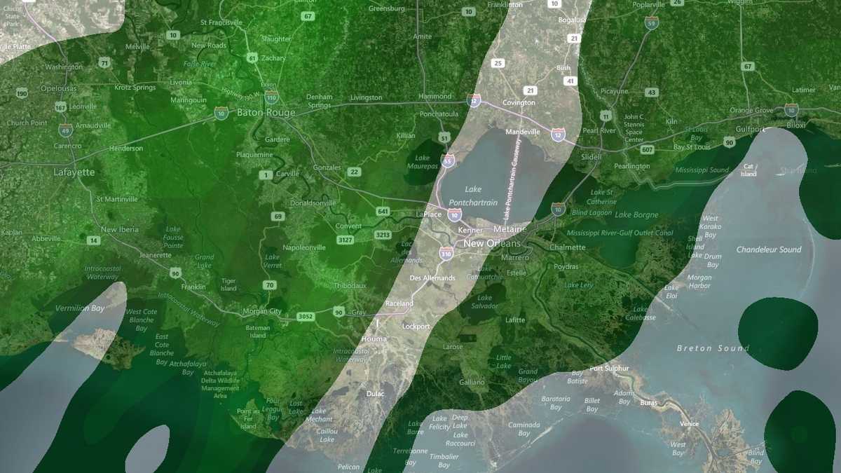 Tuesday hour-by-hour radar