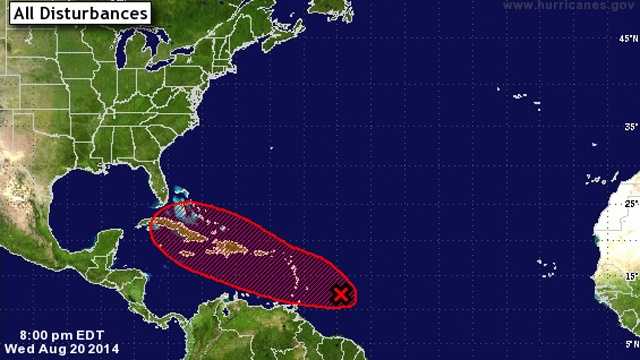 Invest 96-L expected to develop into tropical system