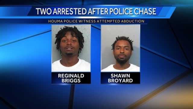 Houma officers chase suspects in vehicle after attempted abduction