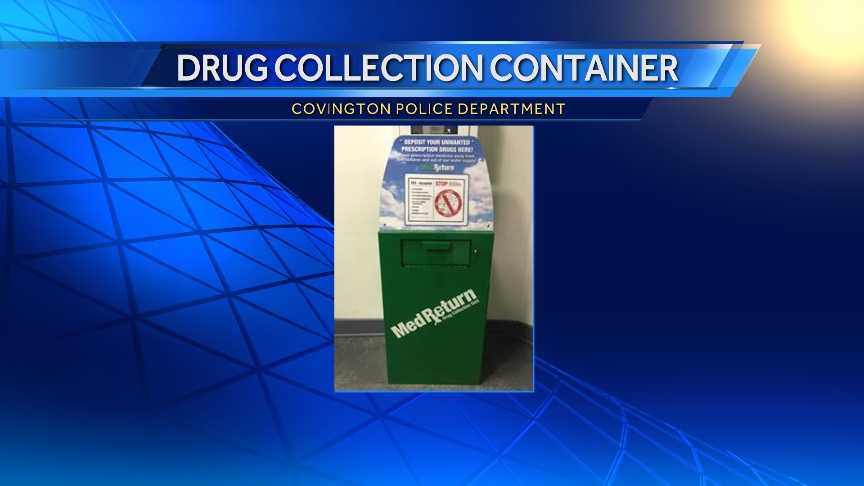 Drug collection container available at Covington Police Department