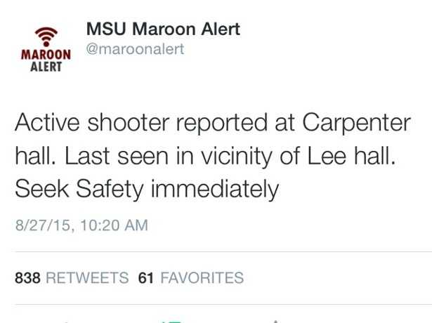 Person in custody after active shooter reported at Mississippi State ...