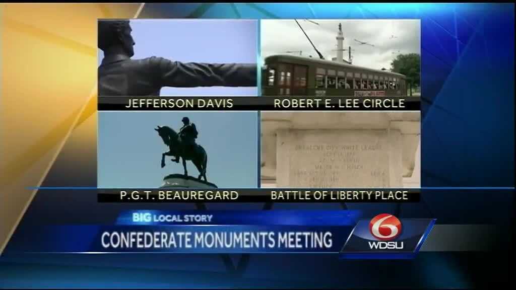 Timeline of the Confederate monuments discussion in New Orleans