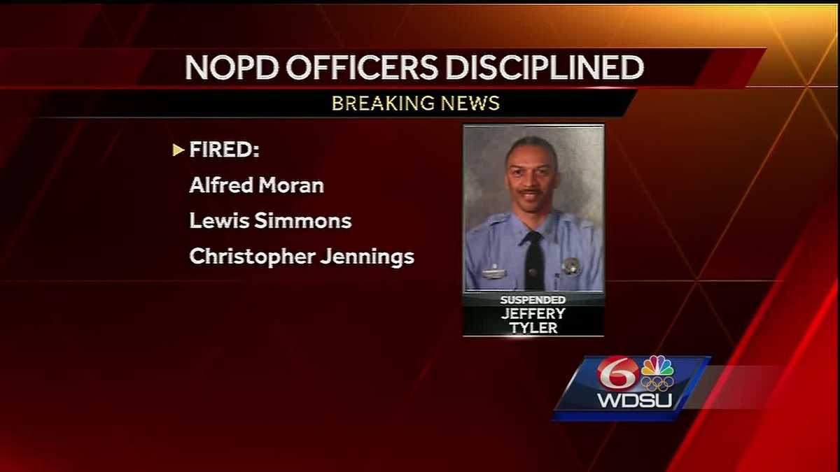 NOPD: Three officers fired, one officer suspended after prisoner struck ...
