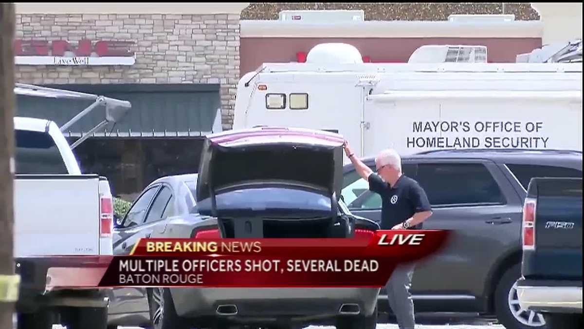 Images: Officers shot, killed in Baton Rouge