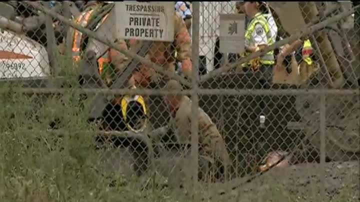 Images: NOFD rescues man after gas line explosion at Entergy Michoud plant