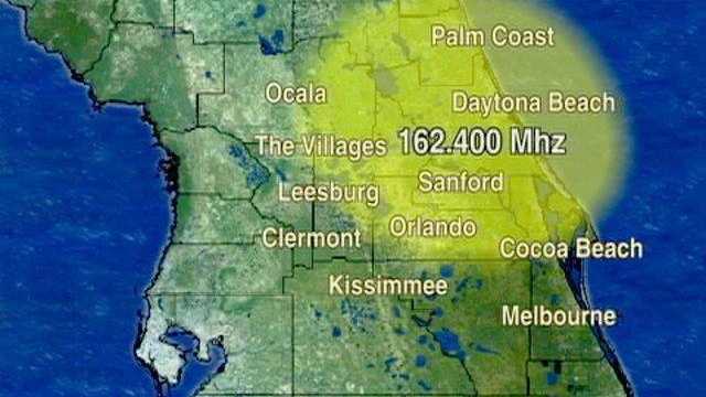 Weather radio frequencies