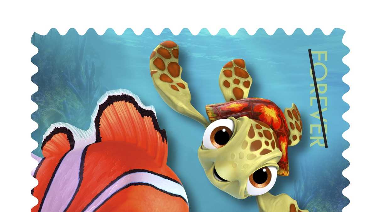 Photos: Disney Pixar character stamps