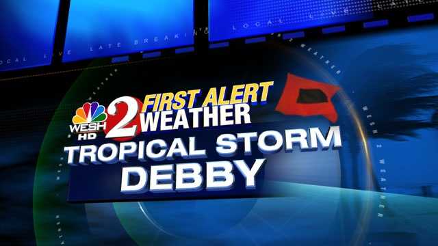 Debby's projected path shifts to Fla.
