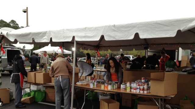 Images: 'Share Your Christmas' at the WESH 2 studios