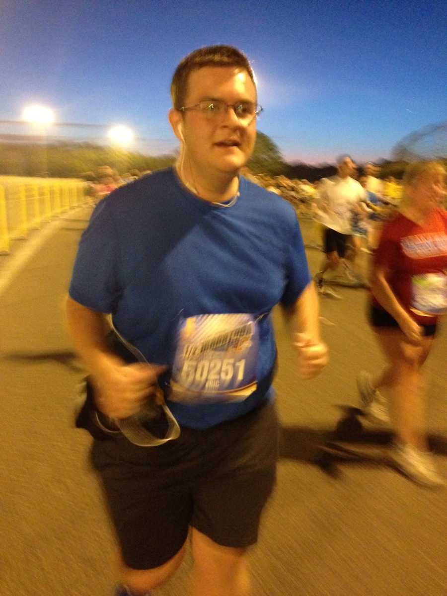 Photos: Meteorologist Eric Burris runs Disney half marathon