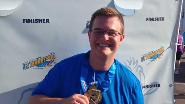 Photos: Meteorologist Eric Burris runs Disney half marathon