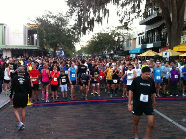 Images: WESH 2's Michelle Meredith, Eric Burris run 5.2K