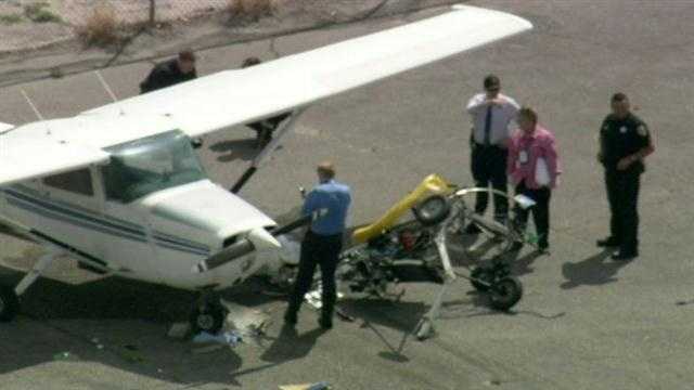 Pilot killed in gyrocopter crash at airport