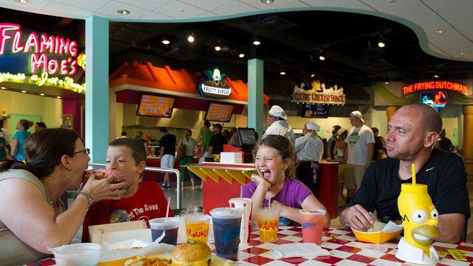 'Simpsons' Fast Food Boulevard open at Universal