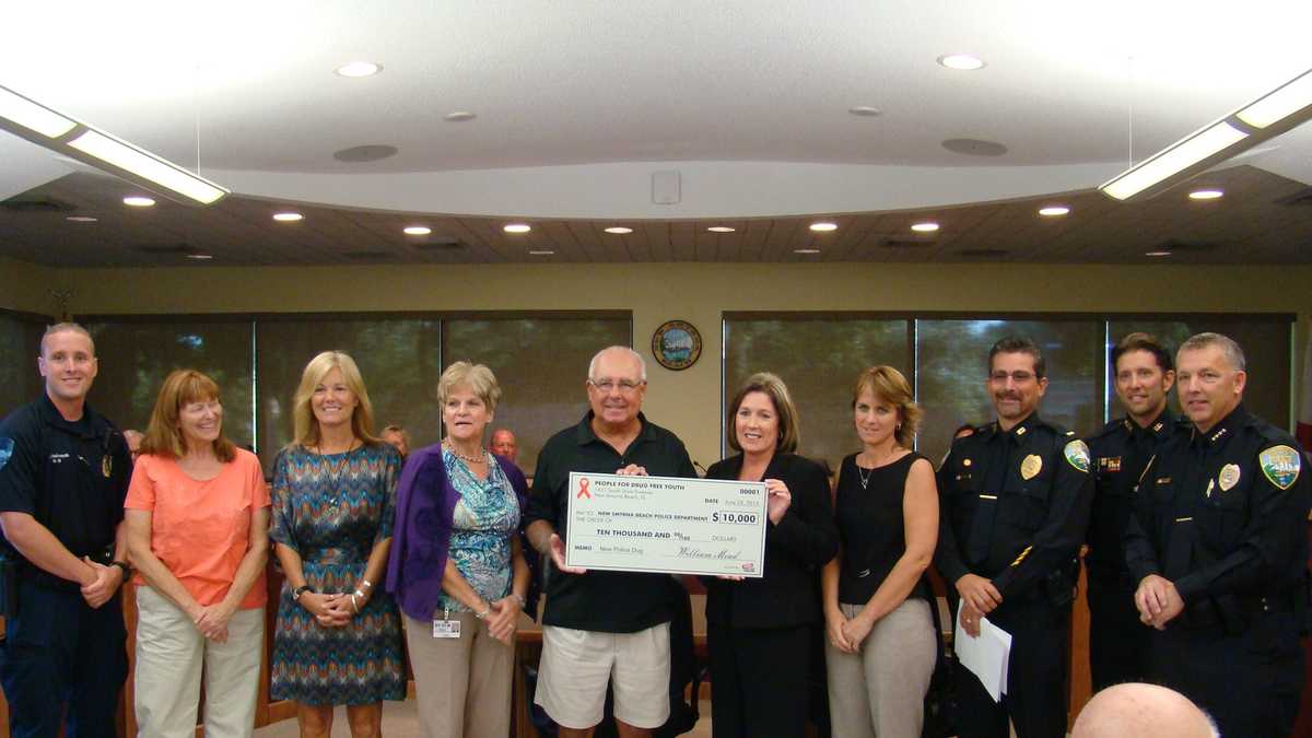 NSB police receive donation for new K-9