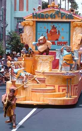 Vintage Disney: Hercules parade at Hollywood Studios